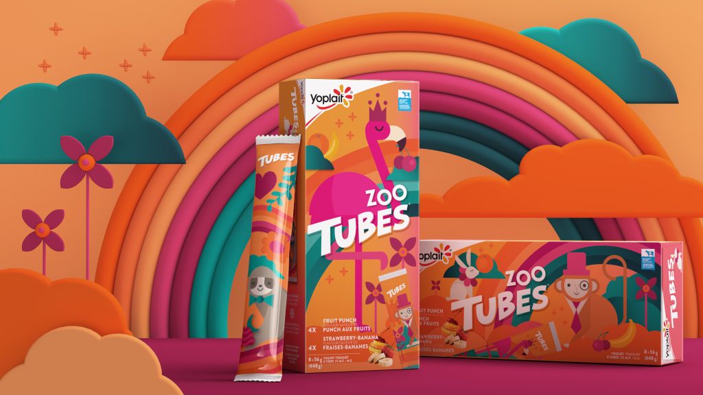 Yoplait Tubes édition Zoo - Stand Montréal
